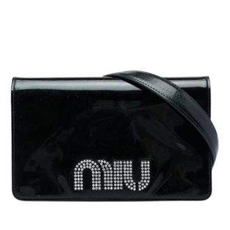 Miu Miu Pre-owned Wallet on Chain - - Pre-owned - Damen - Schwarzk - ONE SIZE
