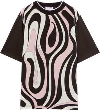 Pucci Marmo T-Shirt - Schwarz