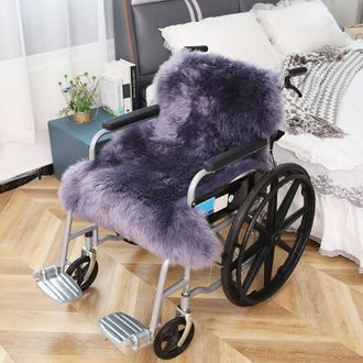 Kardol Lammfell Rollstuhlauflage Lammfellauflage, Lammfelle Sitzkissen Vollfell Qualit&auml;t, Naturally Sheepskins, Stuhlkissen, Rollstuhlauflage, Sitzauflage F&uuml;