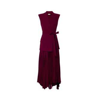 SIMKHAI Midi Wickelkleid - - Dresses - Damen - Rot - S