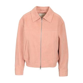 Dunst Alter-Suede Collared Blouson - - Jackets - Damen - Rosa - S