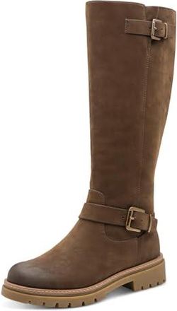 Marco Tozzi Marco Tozzi Femme 2-26616-45 Botte Tendance, Caf&eacute; Nubuck, 40 EU