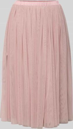 Lace & Beads Knielanger Rock mit Plisseefalten