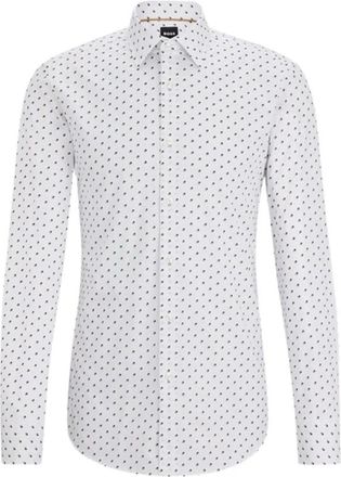 HUGO BOSS Homme, Chemises, Blanc, Taille: 4XL Boss - Chemises > Chemises habill&eacute;es