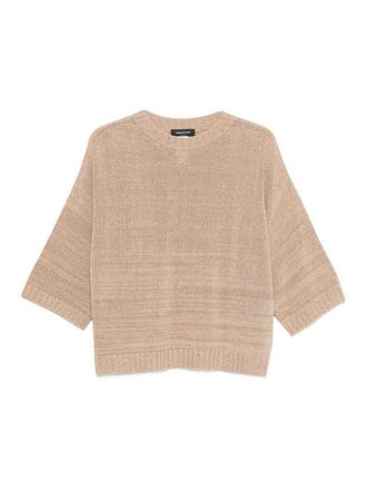 Fabiana Filippi Pull Col Rond - Beige