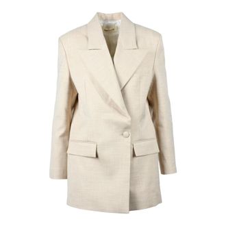 Nineminutes Femme, Vestes, Beige, Taille: 44 FR Blazer