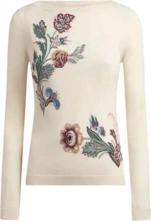 Etro Femme, Pulls, Multicolore, Taille: 42 FR Pull Jacquard en Laine M&eacute;lang&eacute;e