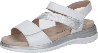 Caprice Femme Damen 9-28716-44 Sandale, White/Silver, 39 EU