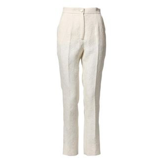 Dolce & Gabbana Damen, Hosen, Wei&szlig;, 2XSGr&ouml;&szlig;e