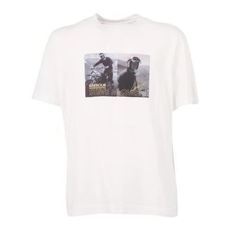 Barbour T-Shirt Hellen Photographic - - Tops - Herren - Wei&szlig; - M