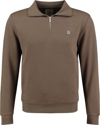 Key Largo Key Largo Herren KLNICK Troyer Sweatshirt, mud Brown (1607), XXL