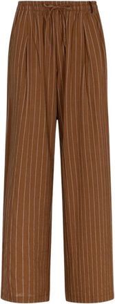 Hinnominate Hinnominate, Femme, Pantalons, Brun, Taille: 38 FR Wide Pantalons