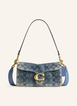 Coach Schultertasche Tabby 26 Mit Schmucksteinen blau
