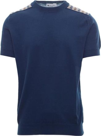Aquascutum Homme, Tops, Bleu, Taille: 2XL Morar T-Shirt