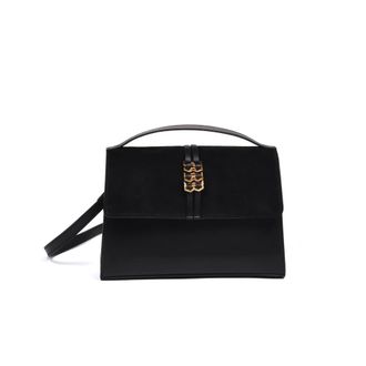 Baldinini Sac bandouli&egrave;re en daim et cuir - Femme - Sacs - Noir - Taille: ONE Size