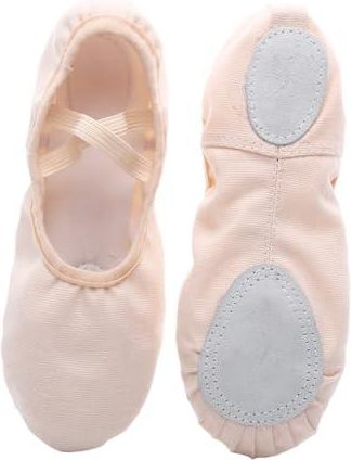 BESPORTBLE Chaussures De Danse Légères à Lacets Ballerines pour Garçon Fille Et Adultes Semelle Intérieure Antidérapante Chaussures De Gym pour Yoga Et Danse