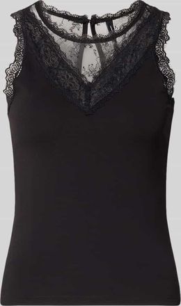Vero Moda Top mit Spitzeneinsatz