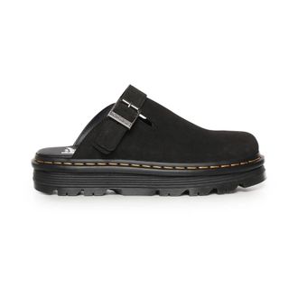 Dr. Martens Zebzag Wildleder Slingback Plateau-Mules - - Shoes - Herren - Schwarzk - 43 1/2 EU