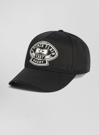 Eden Park Casquette En Coton Noir Broderie &Eacute;crue
