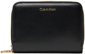Calvin Klein Geldbörse Ck Medium Flap Zip Around LV04F1075G Schwarz