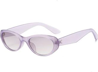 Generic Lunettes De Soleil For Femmes &Agrave; Petite Monture, Id&eacute;ales For Les D&eacute;placements Quotidiens Et Vacances(Purple)