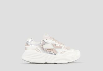 Alexander Smith Storm Woman in white and pink leather and mesh