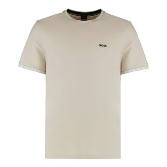 HUGO BOSS Homme, Tops, Beige, Taille: XS T-shirt en coton élastique