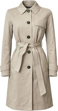 Marella Femme, Manteaux, Beige, Taille: 40 FR Emmopera Short Coat