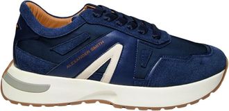 Alexander Smith Homme, Chaussures, Bleu, Taille: 42 EU sneaker Pelle