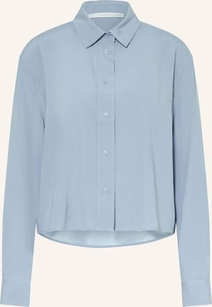 Herzen'sangelegenheit Herzens Angelegenheit Hemdbluse Aus Seide blau