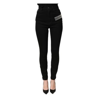 Dolce & Gabbana Grace High-Waisted Jeans - - Jeans - Damen - Schwarzk - XS