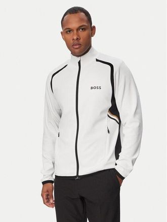 HUGO BOSS Sweatshirt Spin 50554402 Wei&szlig; Regular Fit
