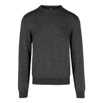 Bomboogie Homme, Pulls, Gris, Taille: 2XL Pull ras du cou en laine m&eacute;rinos