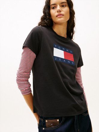 Tommy Jeans Kurzarmshirt TJW REG TJ FLAG SS TEE