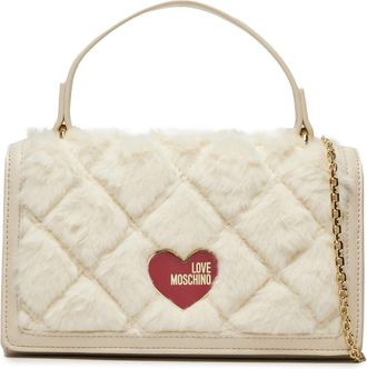 Love Moschino Damen Handtasche, weiß
