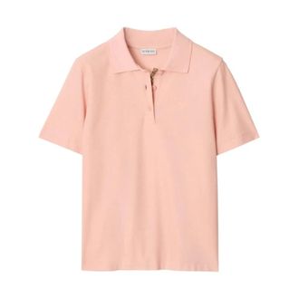 Burberry Femme, Tops, Rose, Taille: 36 FR Cotton Polo