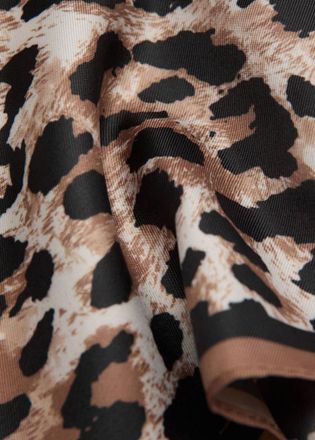 Mango Halstuch mit Animalprint braun - Damen - Einheitsgr&ouml;&szlig;e - MANGO