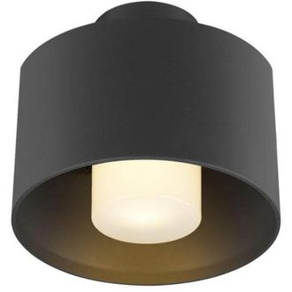 SLV Luminaire plafonnier ext&eacute;rieur cylindrique E27 photoni noir 1008199