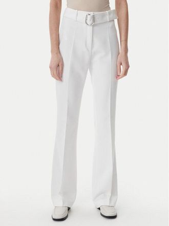 HUGO BOSS Stoffhose 50537602 Wei&szlig; Flare Fit