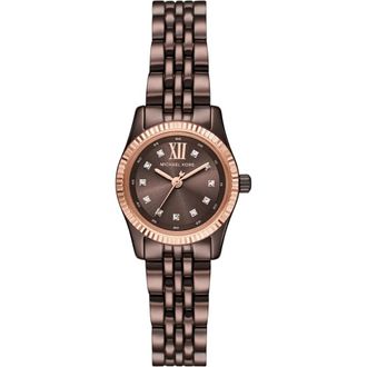 Michael Kors MK4844 Lexington Damenuhr mit braunem Zifferblatt