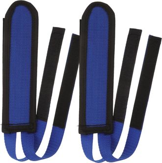 Aboofan 2 Stück Verstellbare Pedalriemen aus Nylon Leichte Fahrrad Fußriemen ohne Schnalle rutschfest Strapazierfähig Geeignet für Heimtrainer Spinning und In