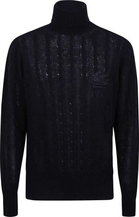 Etro Rollkragenpullover - Blau