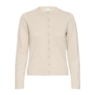 Ichi Ichi, Femme, Pulls, Beige, Taille: 44 FR Cardigans