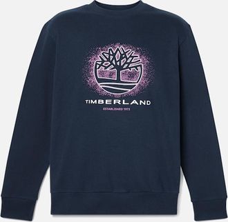 Timberland Rundhals-Sweatshirt mit saisonaler Grafik f&uuml;r Herren in Dunkelblau, Herren, Blau, Gr&ouml;&szlig;e