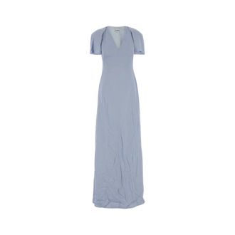 Jil Sander Maxikleid - - Dresses - Damen - Blau - L