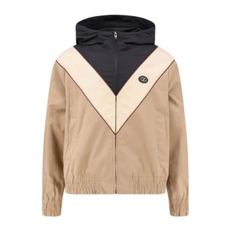 Valentino Jacke mit durchgehendem Rei&szlig;verschluss aus Nylon - - Jackets - Herren - Mehrfarbig - M