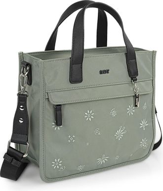 Skpat Gro&szlig;e Damen Handtasche Shopper - Elegante Henkeltasche mit viel Stauraum, Schultertasche f&uuml;r Alltag, Arbeit & Reise, elegante Tasche f&uuml;r Frauen, Kaki