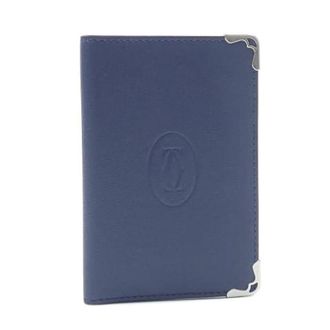Cartier Porte-cartes Pre-owned - Homme - Pre-owned - Bleu - Taille: ONE Size