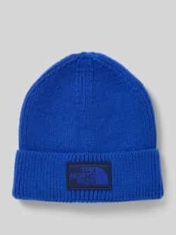 The North Face Beanie in Strick-Optik mit Logo-Patch Modell Box