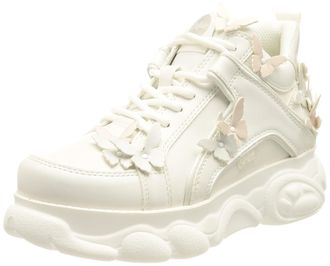Buffalo Damen CLD Butterfly Sneaker, Pearl White, 39 EU